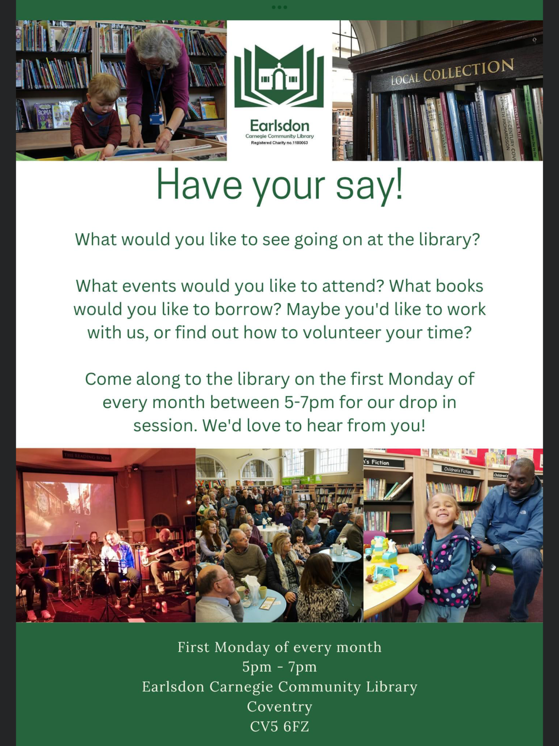 Earlsdon Carnegie Community Library